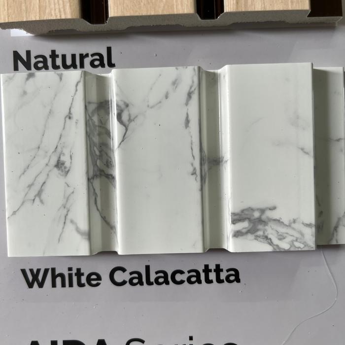 Jual GAIA LORENZO Series WPC Wall Panel Dinding Kayu Kisi Kisi - WHITE ...