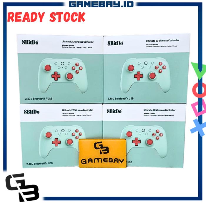 Jual 8BitDo Ultimate 2C Wireless Controller Windows / Android - Mint ...