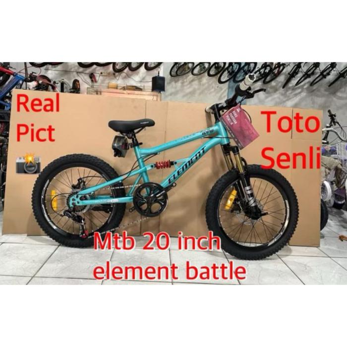 Jual sepeda MTB 20 inch element battle sepeda gunung element battle ...