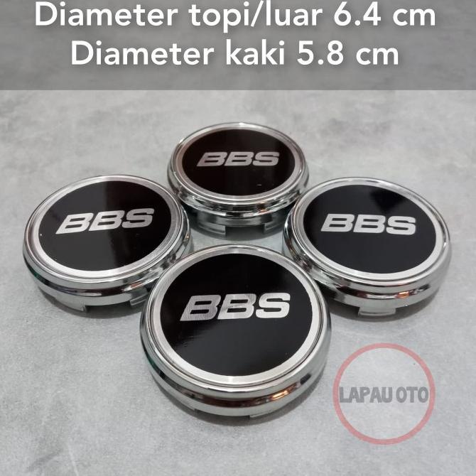 Jual dop velg racing variasi bbs 6.4 cm harga 4 pcs berkwalitas ...