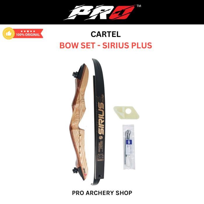 Jual BUSUR SIRIUS PLUS CARTEL | STANDAR BOW SET | WOODEN / KAYU BUSUR ...
