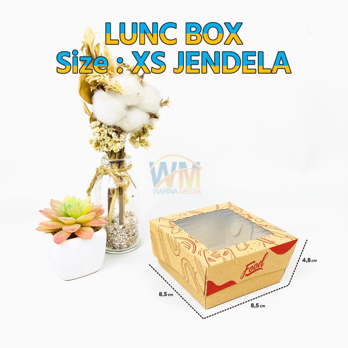 Jual Dus Box Dimsum Laminasi / Kotak Dimsum / Lunch Box XS / Dus Dimsum ...