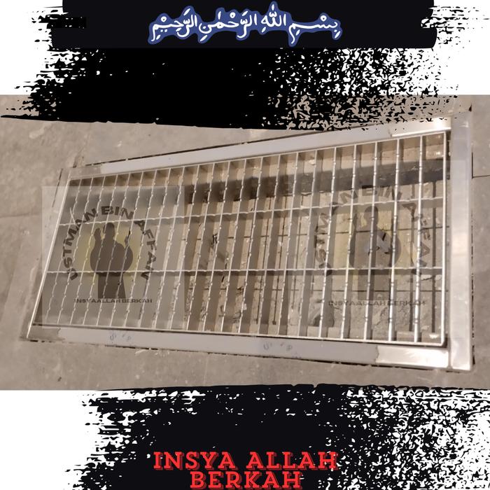 Jual Grill Selokan stainless 304 Dimensi 100x30x3cm /Grill Restoran ...