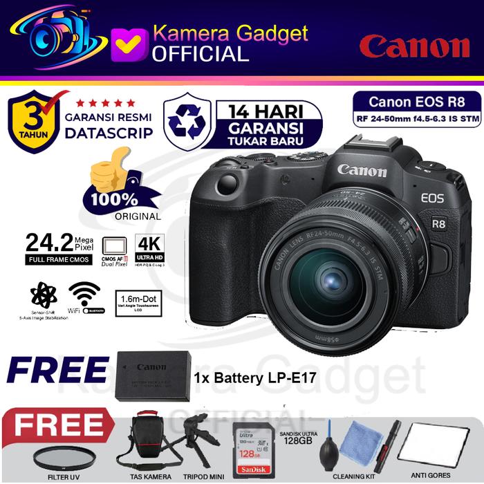 Promo Canon EOS R8 kit 24-50mm IS STM Mirrorless Digital Camera ...