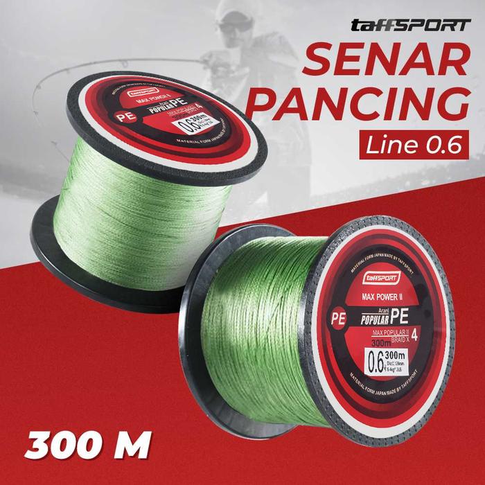 Promo Senar PE Benang Pancing 300 Meter Braided Thick Line 0.4 0.6 0.8 ...