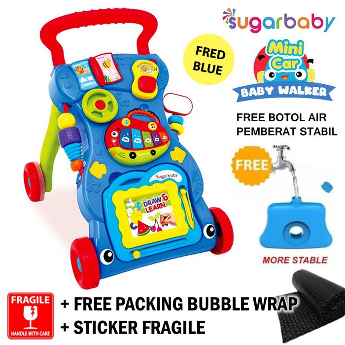 Jual Sugar Baby Mini Car Push Walker Baby Walker Alat Bantu Bayi ...