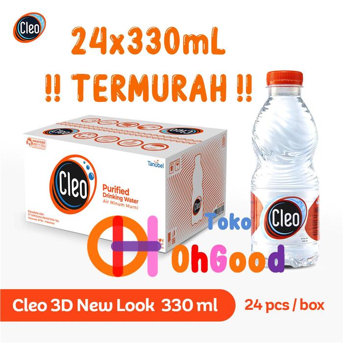 Jual Air Mineral Cleo CUP botol galon 120 150 220 330 550 750 1500 mL ...