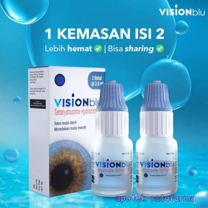 Jual Vision blu tetes mata 3,5ml isi 2 botol - Jakarta Timur - Apotek ...