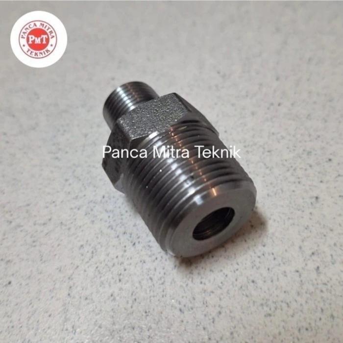 Jual 1/2" x 1/4" Double Nepel Reducer Besi A105 Class 3000 Drat NPT ...