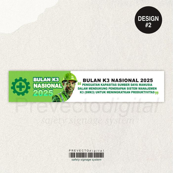 Jual Spanduk Banner Bulan K3 Nasional 2025 - Design#2, 500x100cm ...