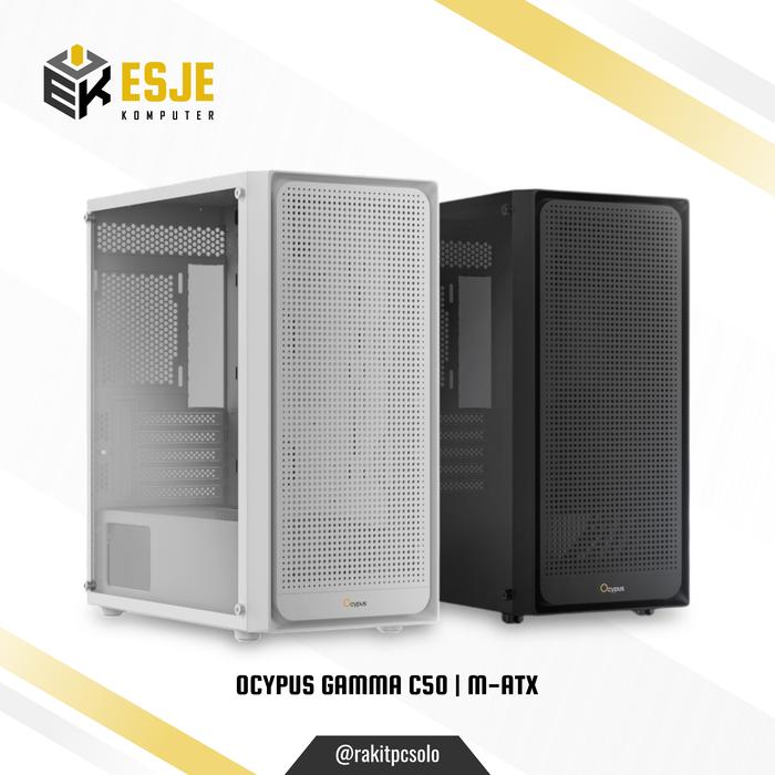 Jual OCYPUS Gamma C50 | High-Airflow Front Panel and Micro ATX PC Case ...