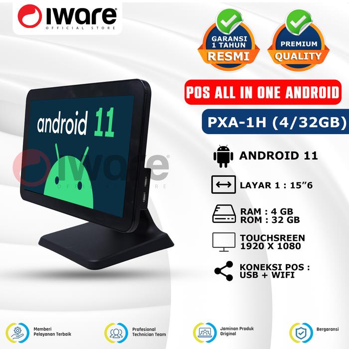 Promo Android POS Desktop Mesin Kasir Iware PXA-01 2GB/16GB Wifi ...