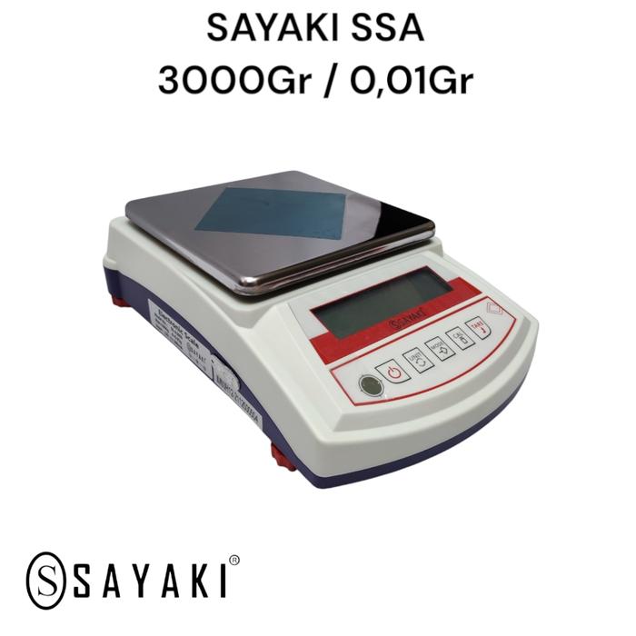 Jual timbangan lab, analitycal, emas, sayaki ssa 3000gr x 0,01gr - Jakarta Utara - timbangan ...