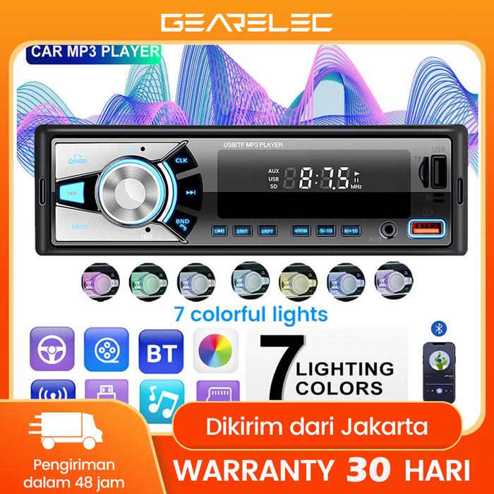 Jual Head Unit Single Din Tape Audio Mobil Multifungsi Bluetooth USB ...