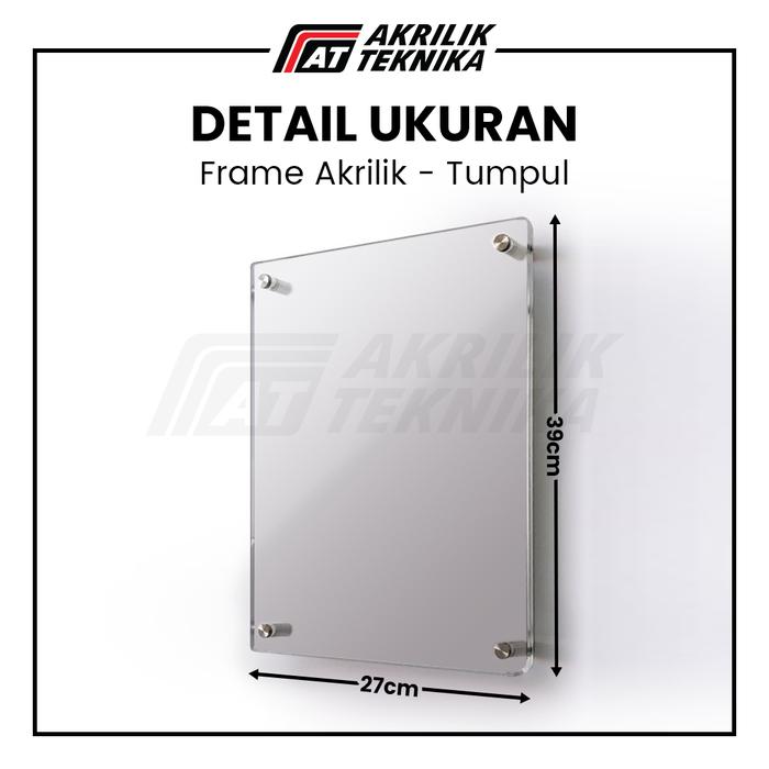 Jual Frame Dinding Akrilik F4 Tebal 2mm | Bingkai Poster Dinding ...