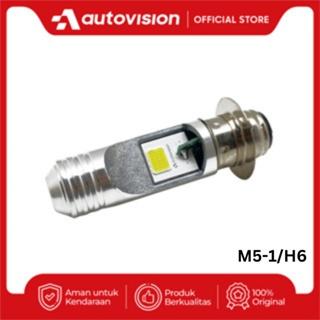 Jual LED Headlight/Lampu Motor H2 M5/H6 6500K 12V 7W/7W - M5-1/H6 Combo ...