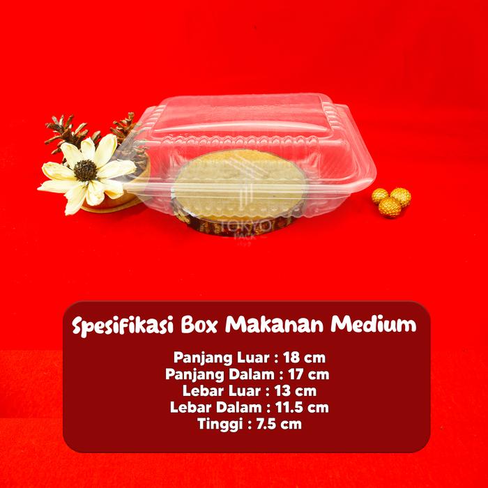 Jual Box Mika Plastik /Kemasan Makanan Tomat All Size - Food pack-isi ...