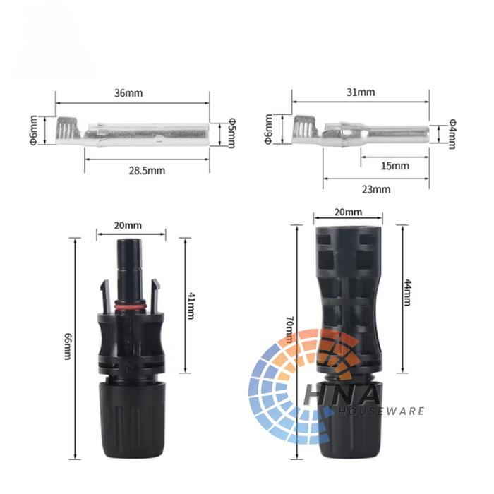 Jual MC4 Connector / Konektor Solar Panel Surya 30A - 1500V 30A - Kab ...