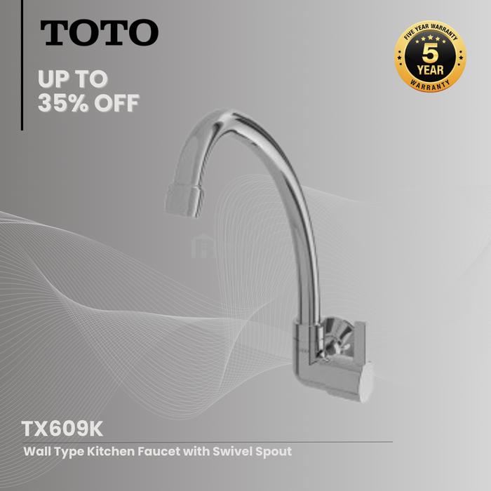 Promo Kran Sink TOTO TX609K / Kran Cuci Piring TOTO TX609K (Cold Only ...