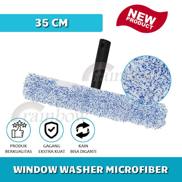 Jual Pembersih Kaca panjang 35 cm (Window Washer) - Set Microfiber ...