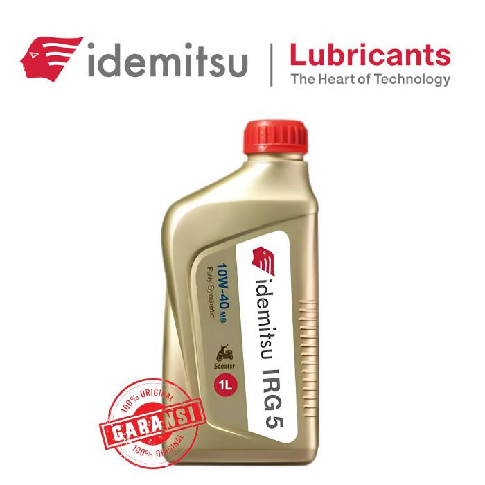 Jual Oli Mesin Motor Idemitsu IRG 5 IRG5 10W40 1L Full Synthetic Oli ...