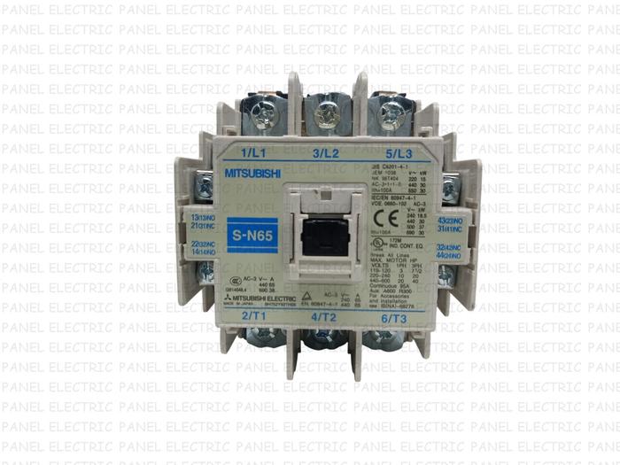 Jual MAGNETIC CONTACTOR MITSUBISHI SN-65 SN 65 110V/220V/380V KONTAKTOR ...