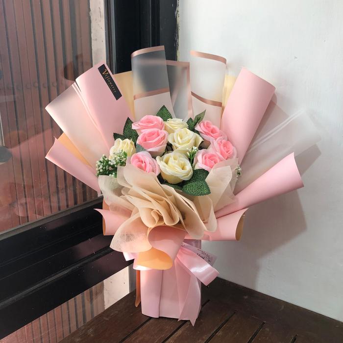 Jual Bucket bunga artificial bandung/ bouquet buket tunangan wisuda ...