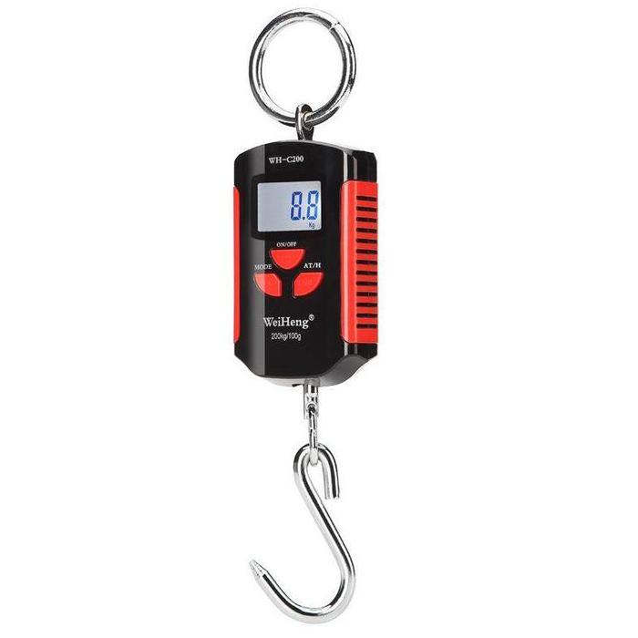 Jual Mini Portable Timbangan Gantung Digital Tugas Berat Skala 200Kg ...