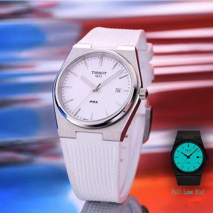 Promo Tissot PRX Super Player Series 40MM Quartz Gold Dial Jam tangan ...