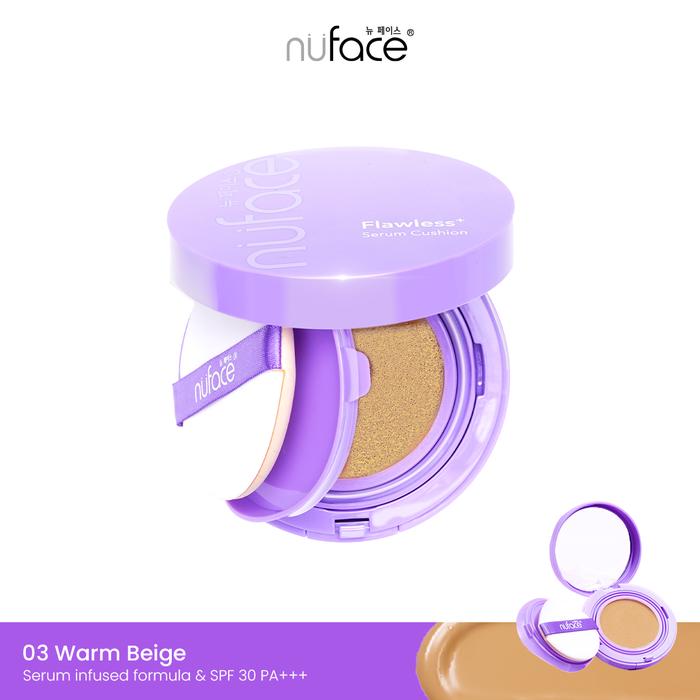 Promo Nuface Flawless+ Serum Cushion - 03 Warm Beige | SPF 30 PA ...