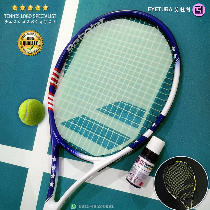 Jual Cetakan racket / Logo Raket Tenis / Stencil Card Tennis GENERAL ...