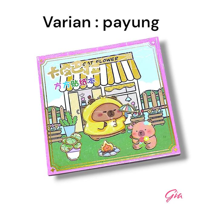 Jual BUKU STIKER CAPYBARA | STICKER CAPYBARA | STIKER CAPYBARA | KAPIBARA | SANRIO | CAPY BARA ...