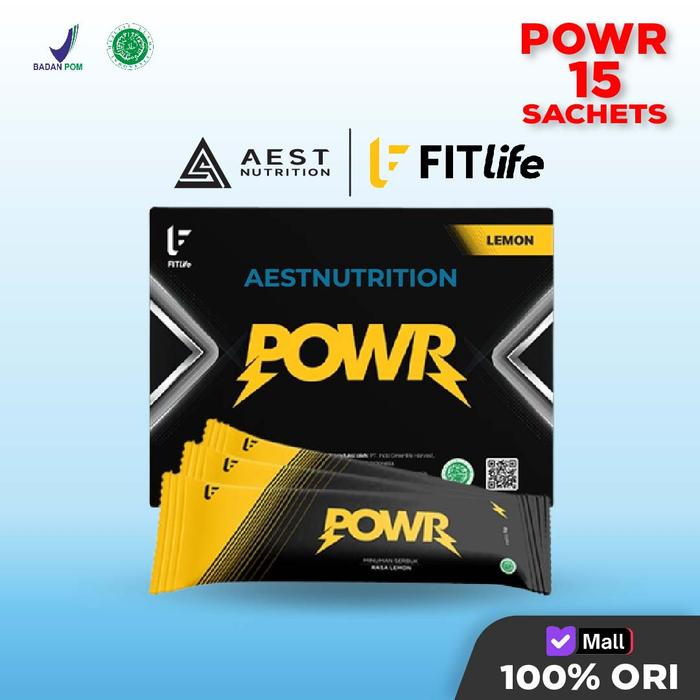 Jual Fitlife POWR Pre Workout Kemasan Box Isi 15 Sachet - Lemon - Kota ...