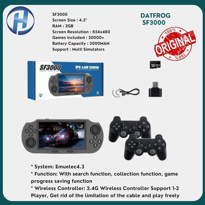 Jual Data Frog SF3000 Game Station Handheld Retro Console Portable Mini ...
