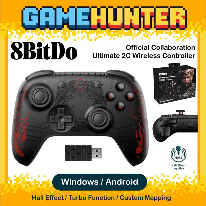 Promo 8BitDo Ultimate 2C Wireless Controller Black Myth Wukong Official ...