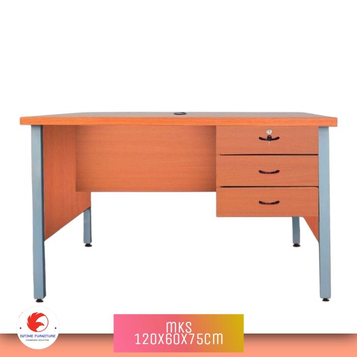 Jual meja tulis meja kantor meja kerja meja besi minimalis murah - mks ...