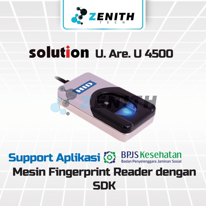 Jual U Are U 4500 - FlexCode 4500 SDK Fingerspot - Fingerprint Support BPJS - Solution 4500 ...