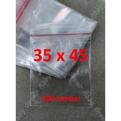 Jual Plastik Klip 35x45 Plastic Clip 35 x 45 cm Seal Ziplock Sealer ...