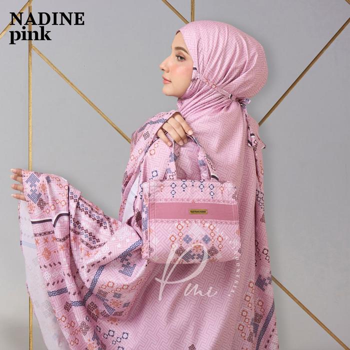 Promo Pusat Mukena Indonesia - Mukena Katun Premium 2IN1 Nadine - Pink ...