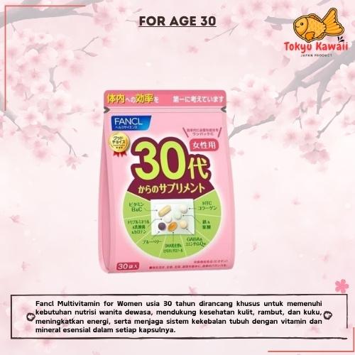 Jual FanclSuplemen Multivitamin Wanita 20,30,40 dan 50 tahun Original - 50 Tahun - Kota ...