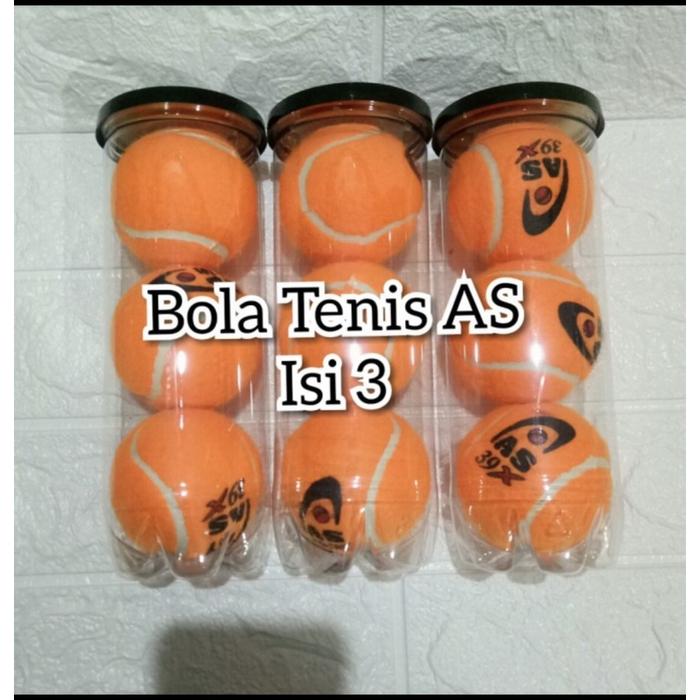 Promo Bola Tenis Lapangan As one isi 3 isi 4 - Bola tennis Soft AS ONE ...