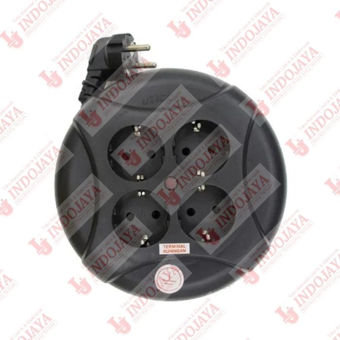 Jual UTICON KABEL ROLL 4M UFO ST-148CR / STOP KONTAK ROL 4 METER ...