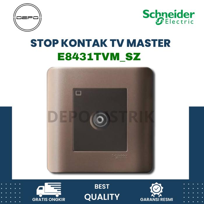 Jual Schneider Zencelo Bronze Saklar Stop Kontak AC Outlet Socket ...