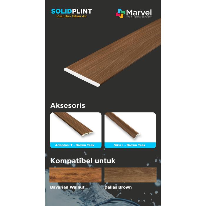 Jual List L Siku / Step Nosing SPC Marvel - Brown Oak - Kota Depok ...