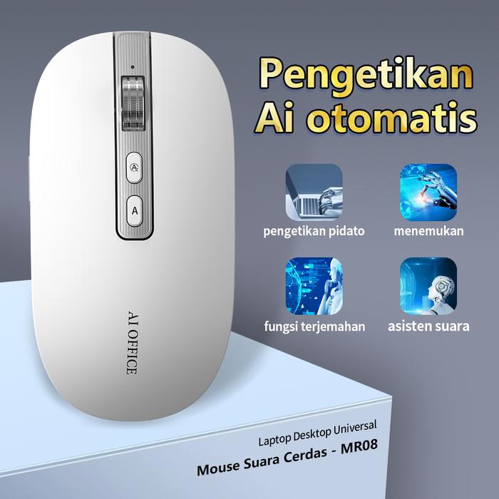 Promo MICLINK MR08 Smart AI Mouse Voice Command Text Translate ChatGPT ...