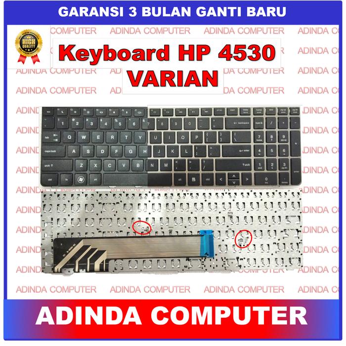 Jual Keyboard HP 4530 4530S 4535S 4730S 4730 4735S Black Frame - Kab ...