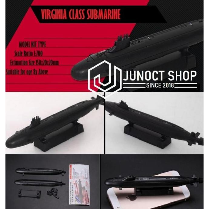 Jual new~ MOKIT KAPAL PERANG 4D SKALA MARINE 1:700 1:2000 SUBMARINE ...