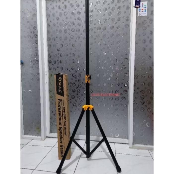 Jual Stand Speaker Tripod SEAC SPS707 Full Besi / Tiang kaki Speaker ...