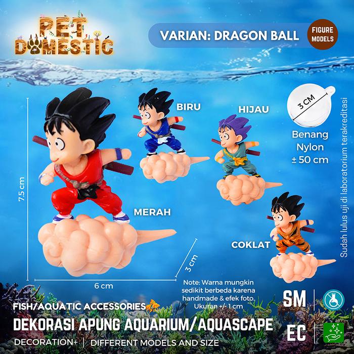 Jual Hiasan Ornamen Dragon ball Miniatur Penyelam Floating Aquarium ...