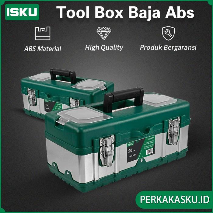 Jual ISKU Tool Box Besi Baja Kotak Perkakas Besi Baja Toolbox Stainless ...